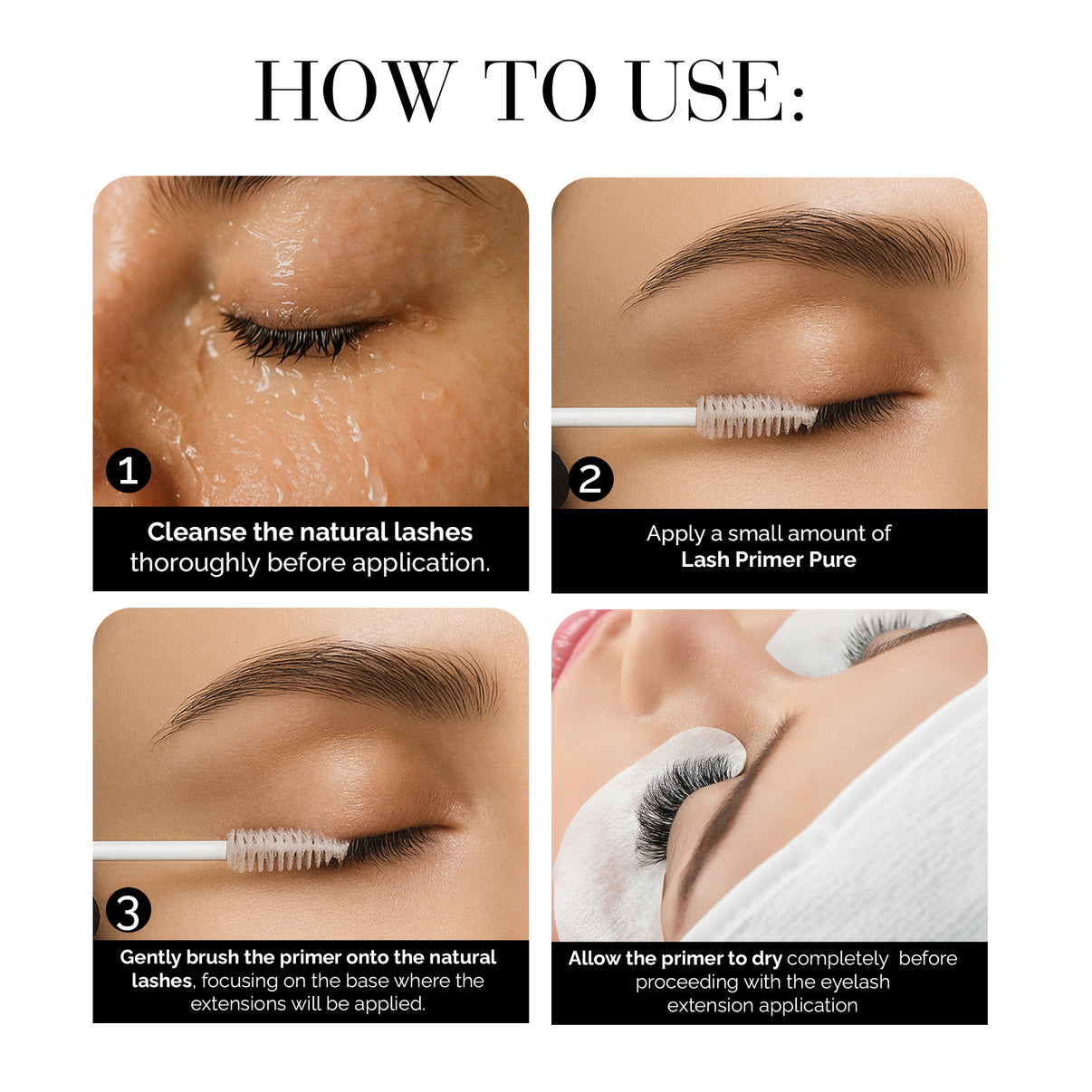 Lash Primer Pure | the best way to achieve long-lasting lash – Dlux ...