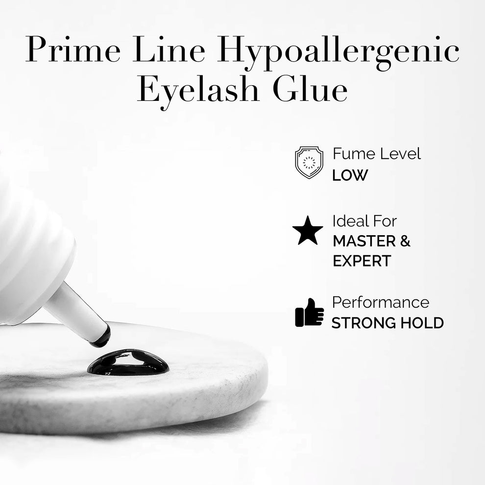 Prime Line Hypoallergenic Eyelash Glue - Dlux Professional